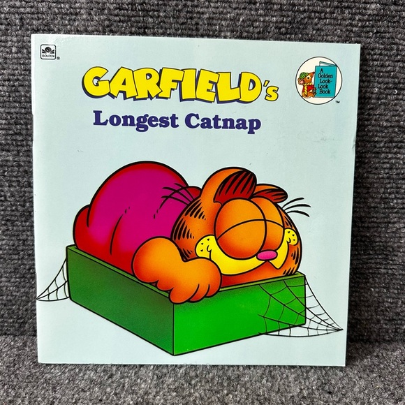 Vintage | Other | Vintage Garfield Book 989 The Longest Nap Soft Cover ...